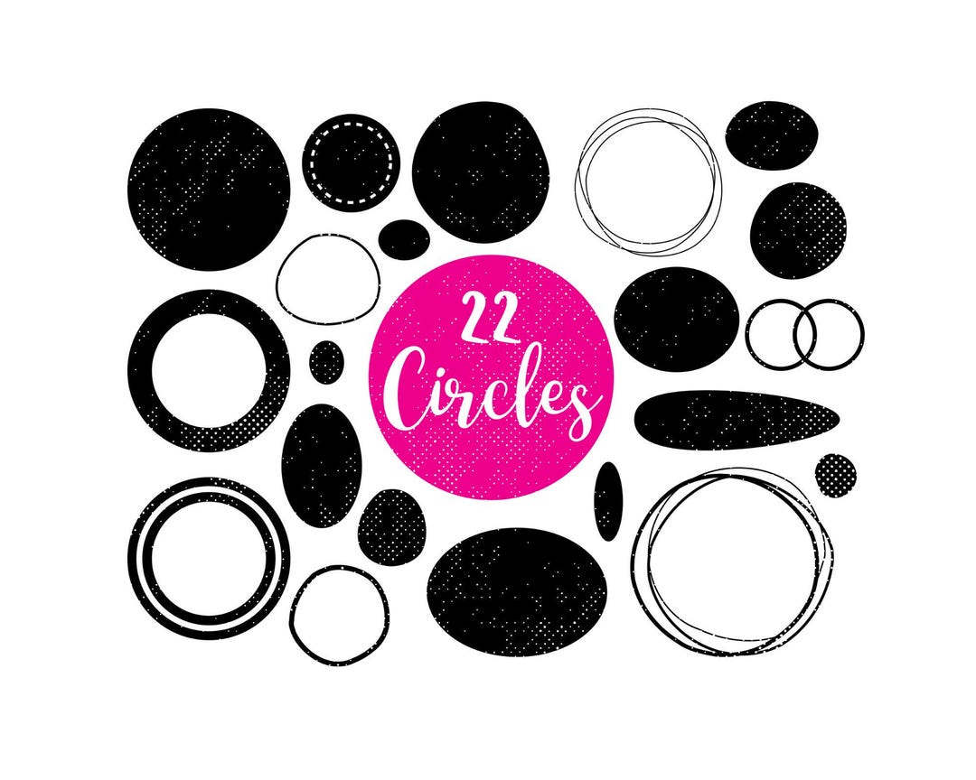 Circle SVG Bundle, Circle Shape Bundle, Svg, Png, Dxf, Personalized ...