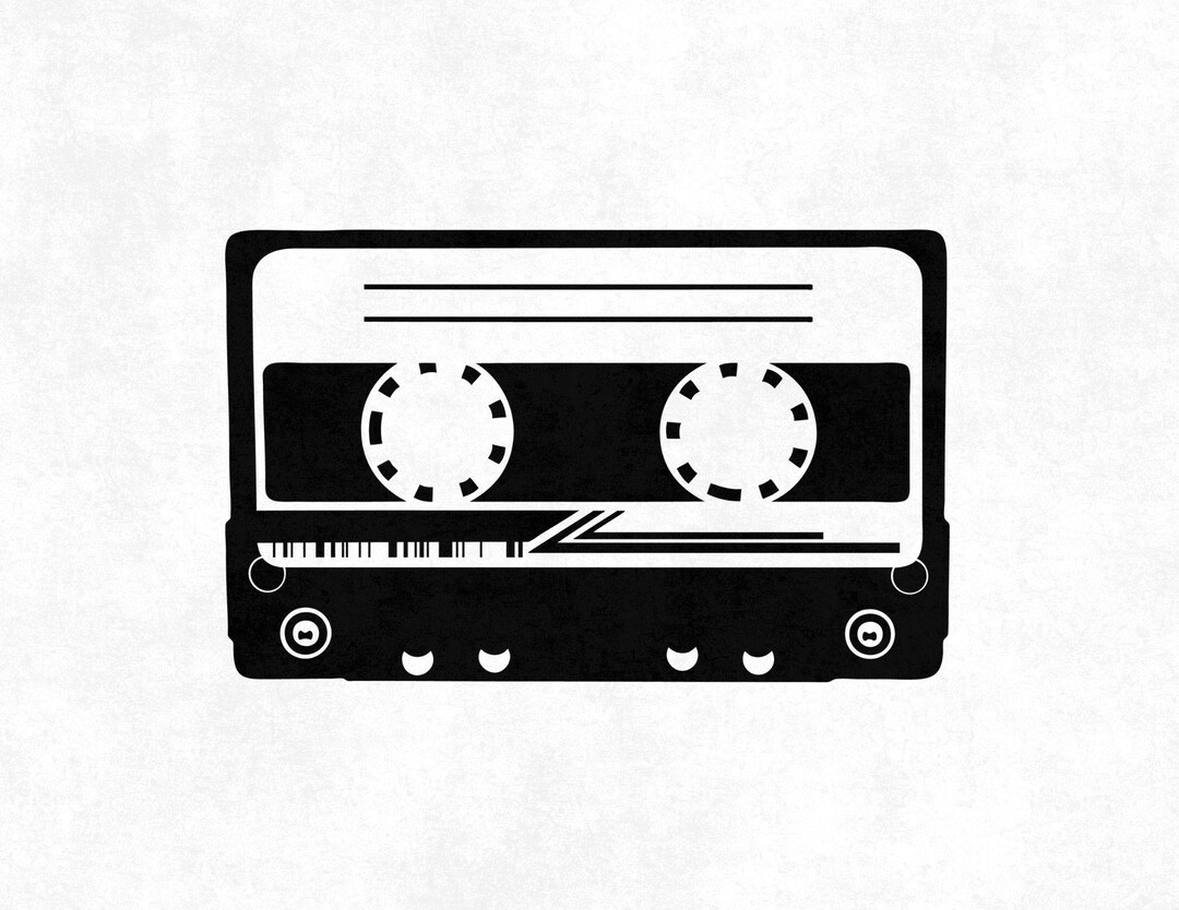 Casset Tape SVG, Digital Download Svg Png Dxf, Cut File for Cricut ...