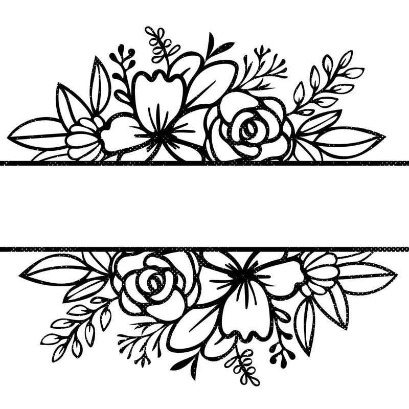 Flower Number Frame - Etsy