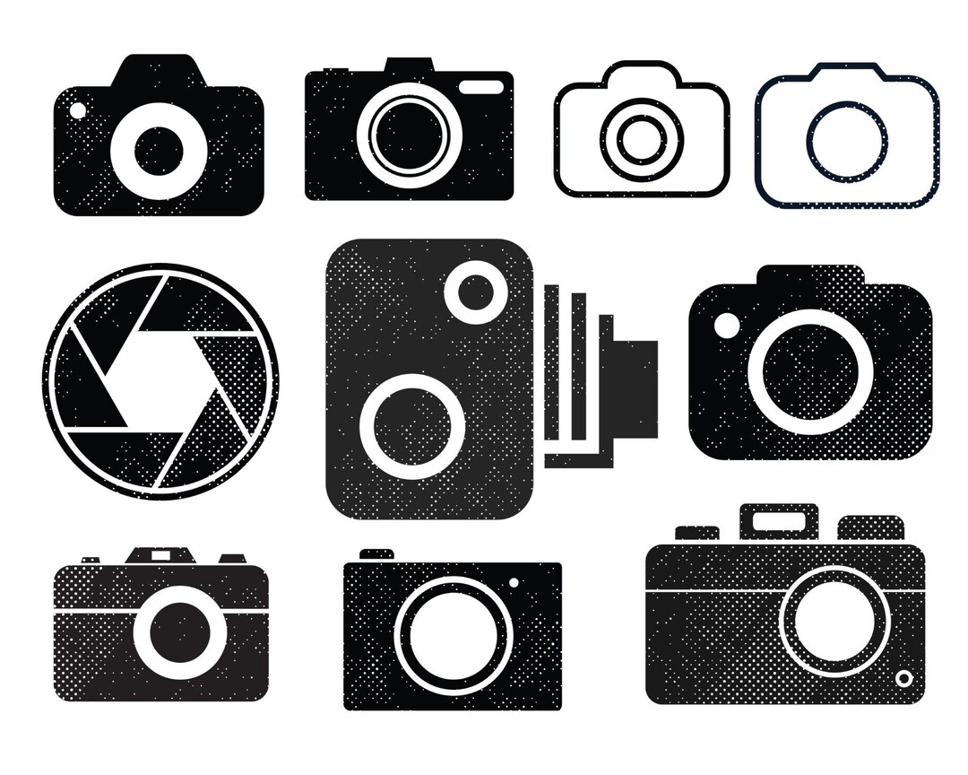 Retro Camera SVG Bundle, Retro Camera Clipart Bundle, Camera Svg, Retro ...