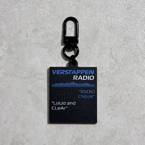 F1 Team Radio Keychain - Etsy