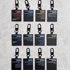 F1 Team Radio Keychain - Etsy UK