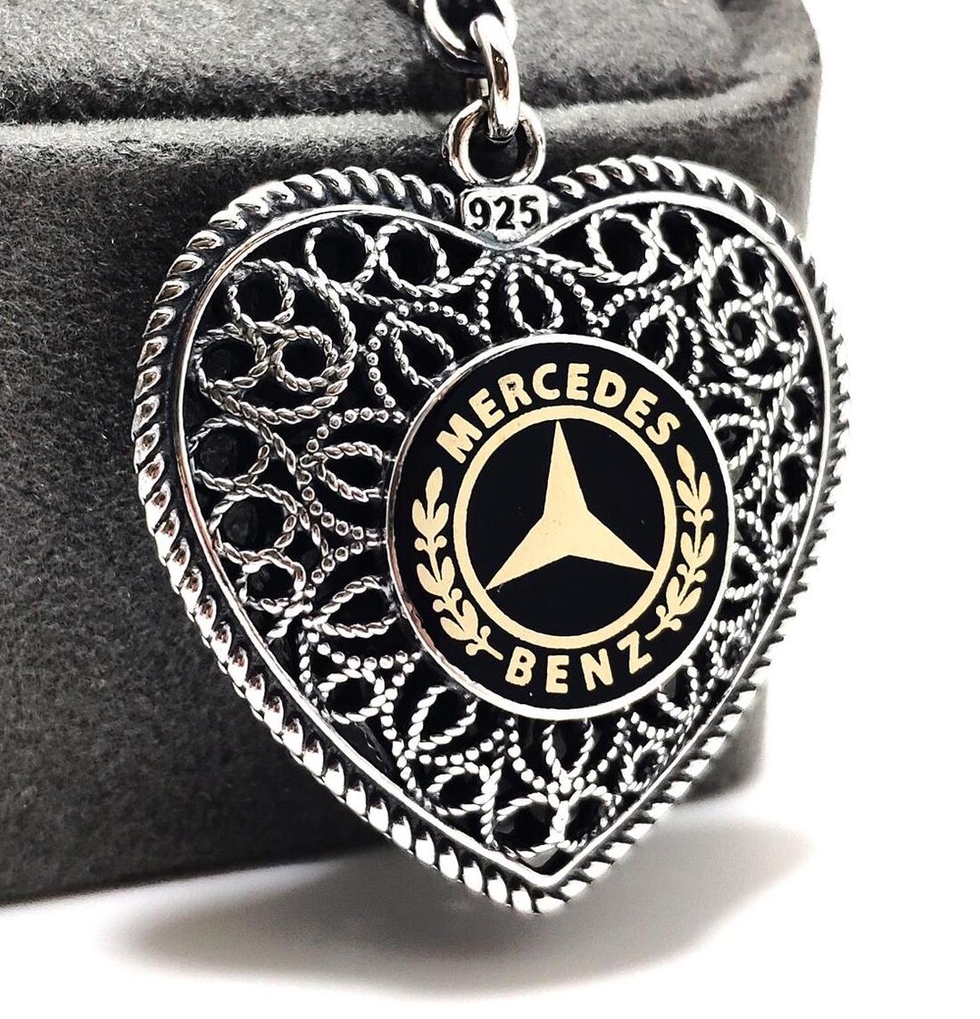 Mercedes Benz Car Keychain, Luxury Silver Keychain, Chrismas Gift ...