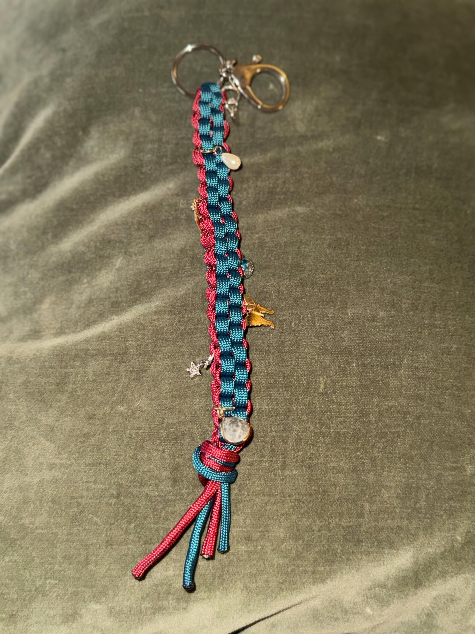 Paracord Bag Charm/ Keychain - Etsy