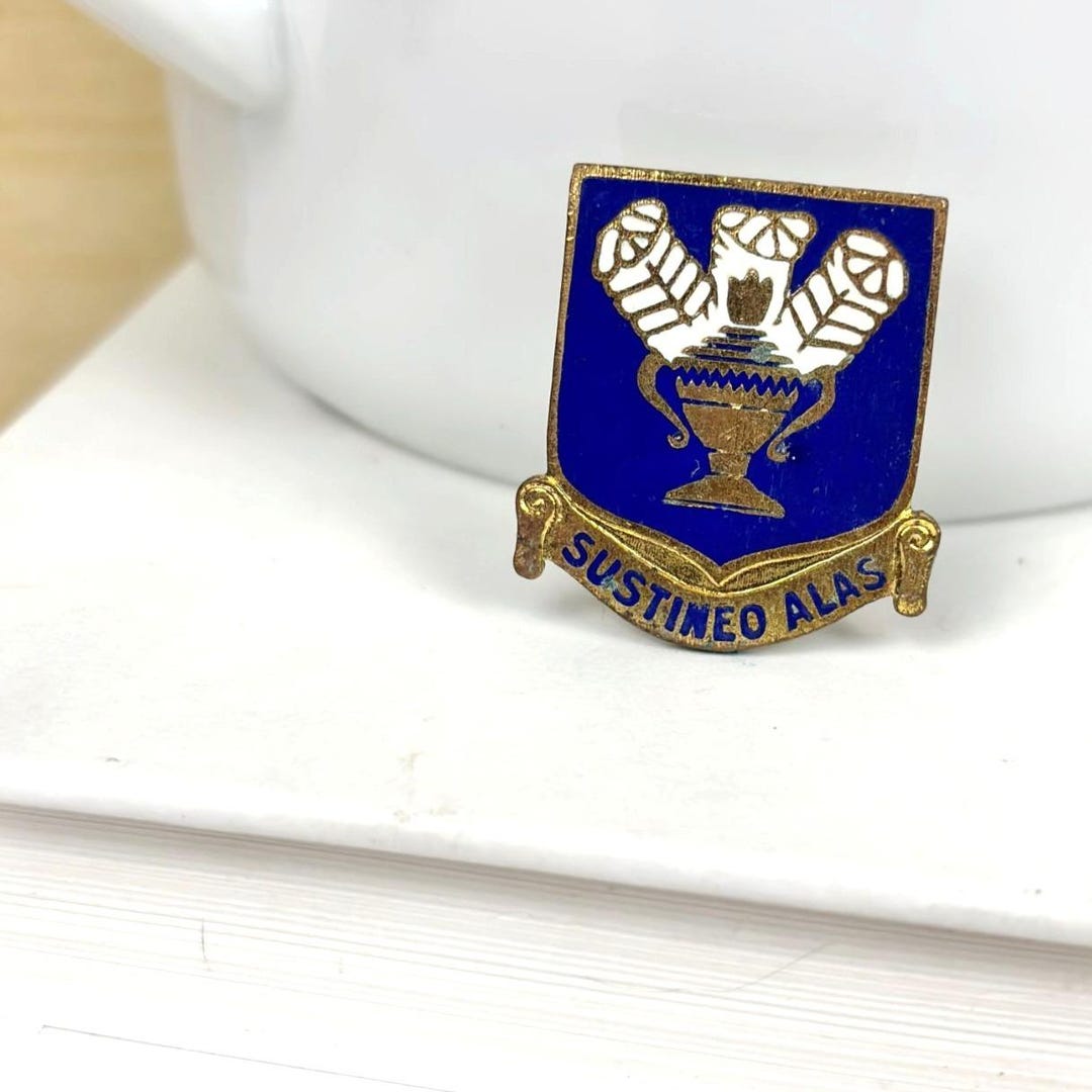 WWII Sustineo Alas Screw Back Pin, Vintage Military Insignia Badge - Etsy