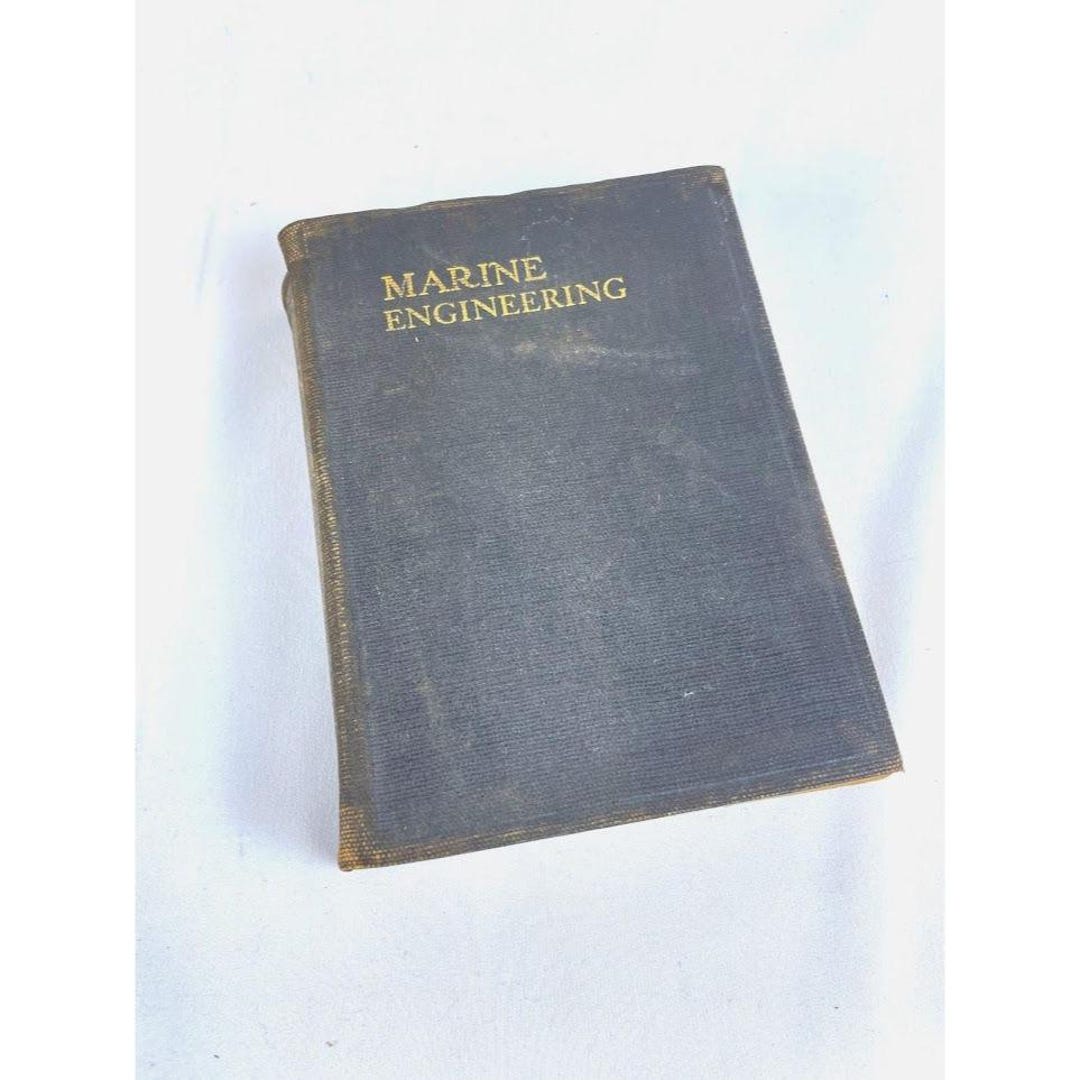 RARE BOOK 1918 Audels New Marine Engineers Guide 1st Edition ...