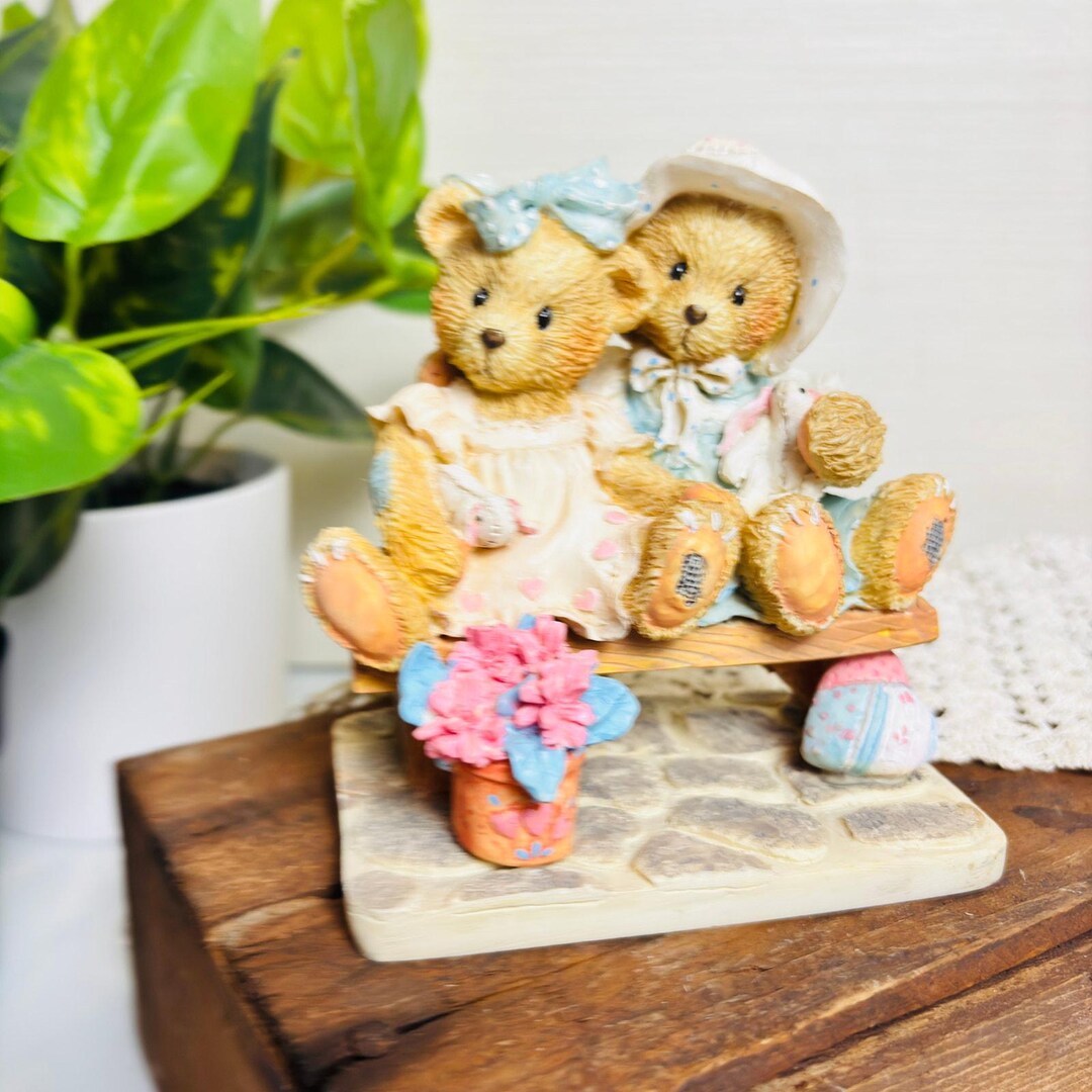 Cherished Teddies Tracie and Nicole Side by Side With Friends Enesco ...