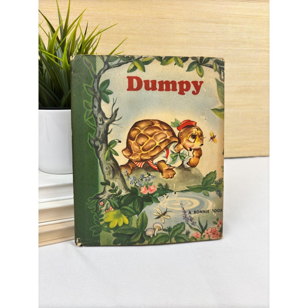 1950 Vintage "dumpy" A Bonnie Book Hardcover W/ Dust Jacket - Children ...