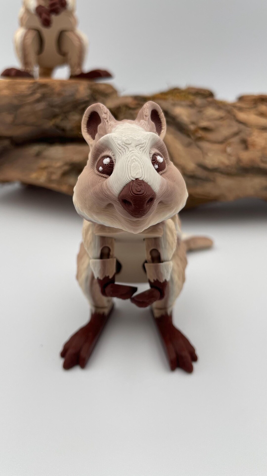 3D Printed, Poseable Quokka • Cute Quokka Figure • Desk Decoration ...