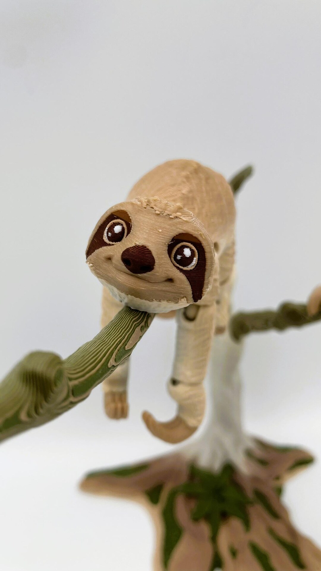3d-printed Posable Sloth - 3 Sizes - Optional Tree - Etsy