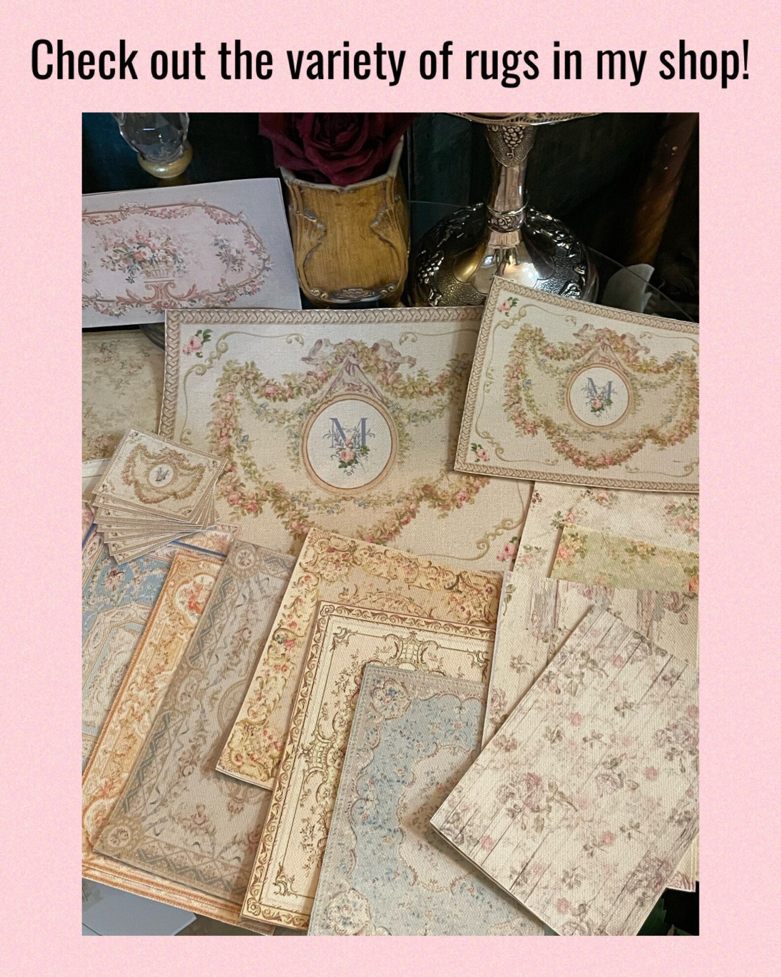 Set of 3 Miniature Rugs Dollhouse Rug Dollhouse Miniatures - Etsy