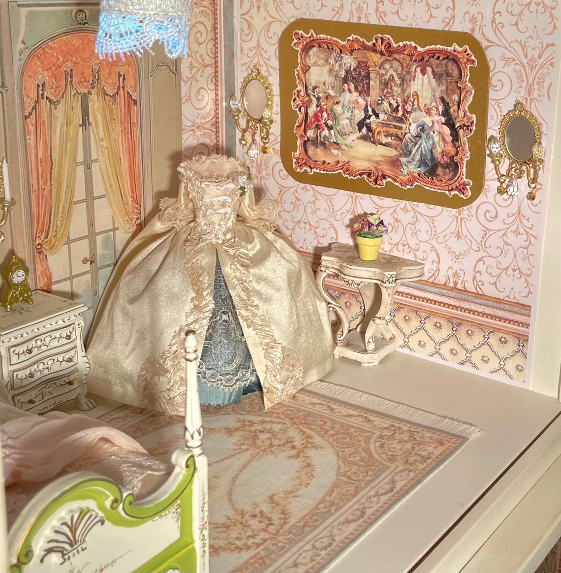 Miniature Art Board Dollhouse Miniatures Miniatures - Etsy