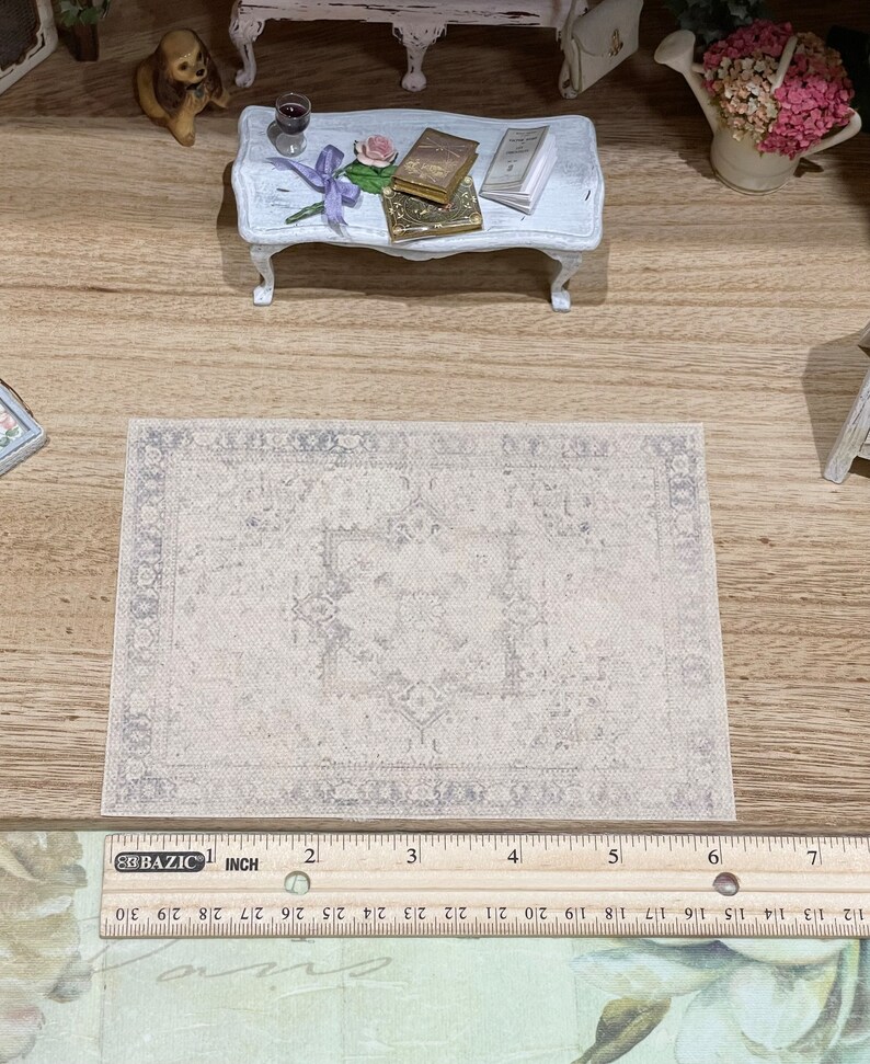 Set of 3 Miniature Rugs Dollhouse Rug Dollhouse Miniatures - Etsy