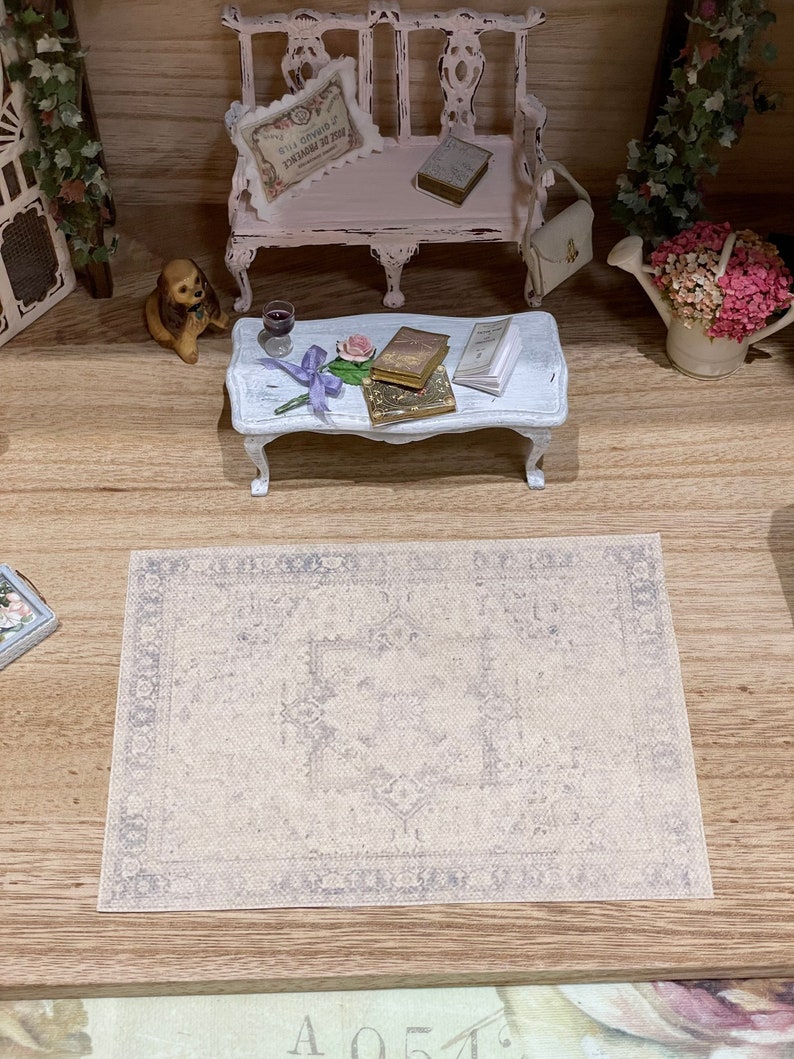 Set of 3 Miniature Rugs Dollhouse Rug Dollhouse Miniatures - Etsy