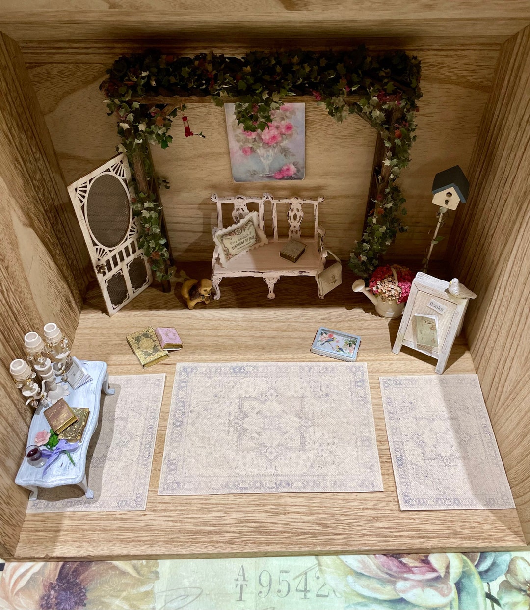 Set of 3 Miniature Rugs, Dollhouse Rug, Dollhouse Miniatures ...