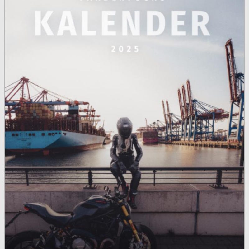 Motorcycle Calendar 2025 - Etsy