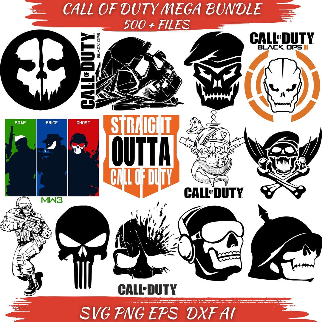 Call of Duty Svg Bundle, COD Svg, Warzone Svg, Modern Warfare Svg ...