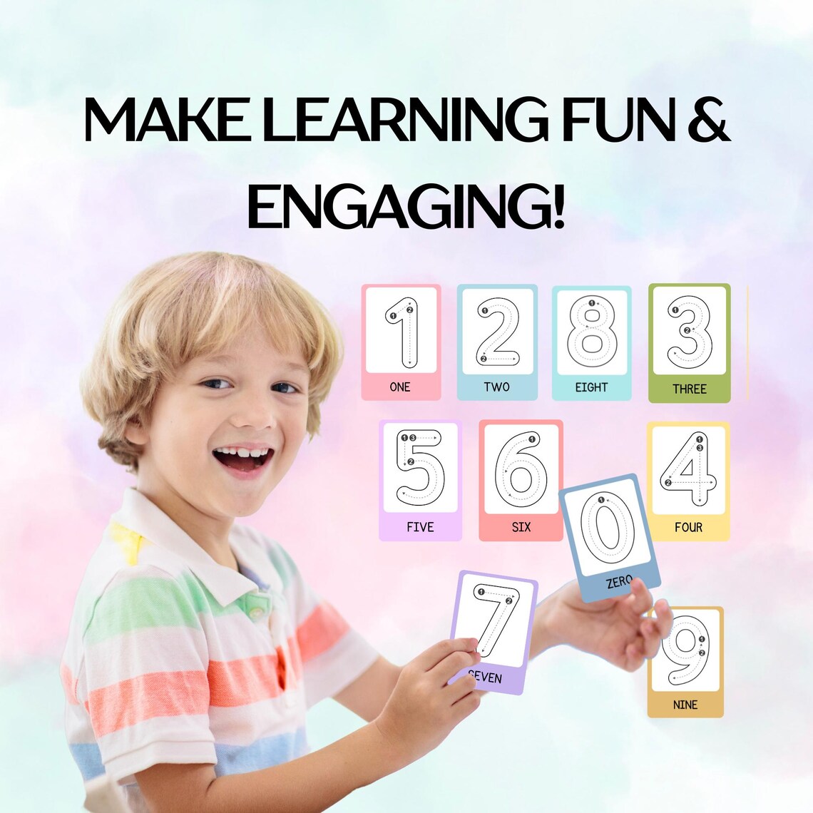 Animal Alphabet & Number Flash Cards: Montessori Learning (PDF Download ...
