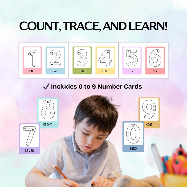 Animal Alphabet & Number Flash Cards: Montessori Learning (PDF Download ...