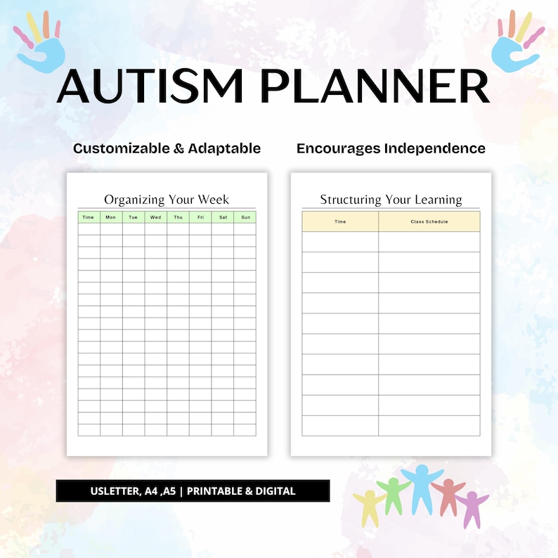 Autism Planner | Printable PDF | Therapy & Behavior Tracker | Special ...