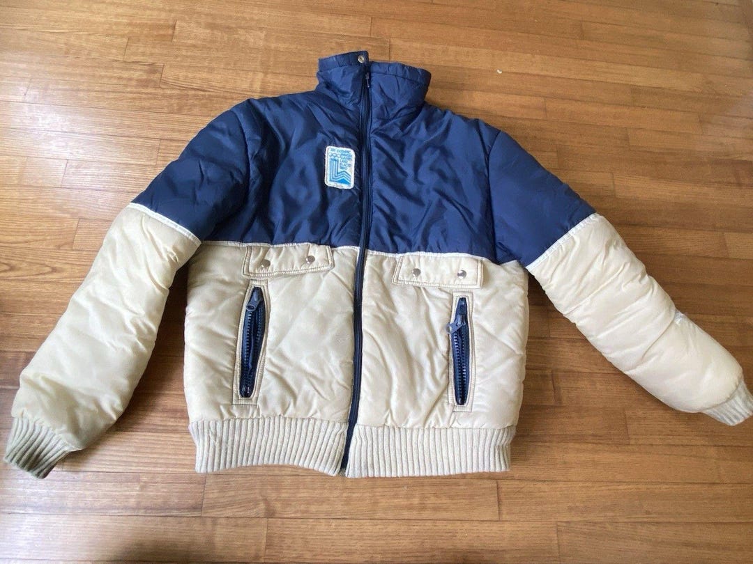 Official Vintage 1980 Lake Placid Winter Olympic 80s Bomber Jacket Size ...