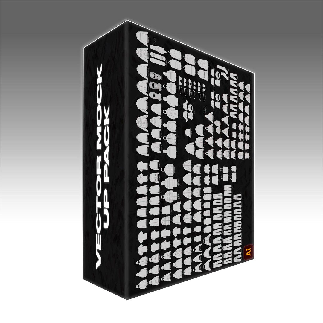 Clothing Vector Mock up Pack - Etsy