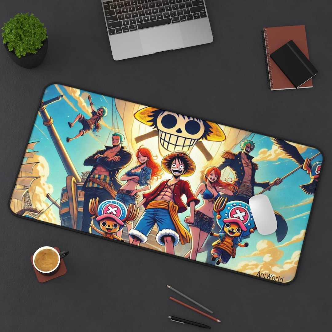 One Piece Desk Mat, One Piece, Desk Mat, Anime Mat, Mouse Mat, Desk Pad ...
