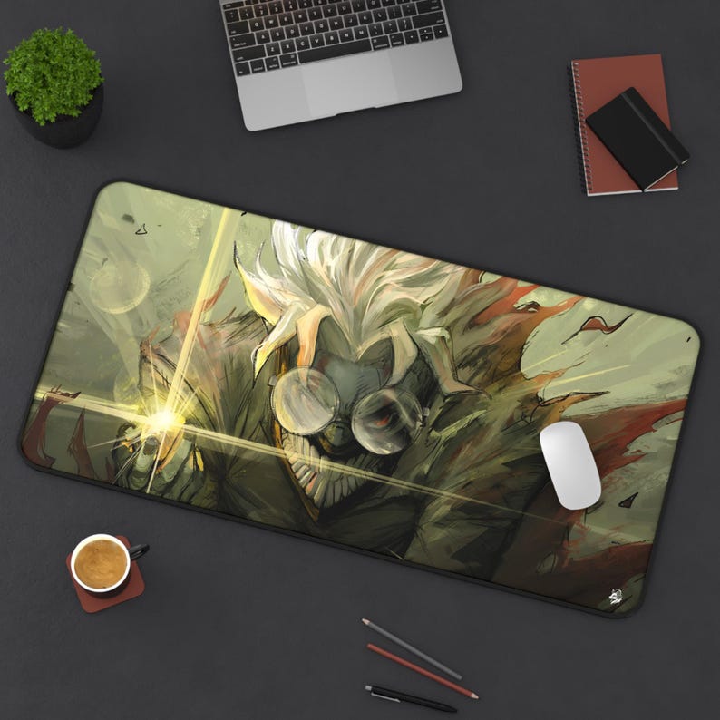 Anime Dandadan Desk Mat Ken Takakura Design, Gaming Mouse Pad, Large ...