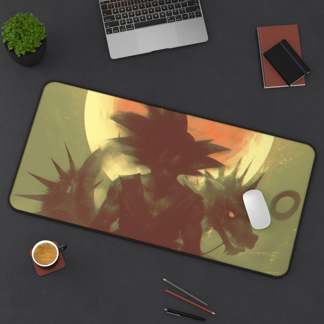 Dragon Ball Z Goku Mousepad, Anime Desk Mat, Large Gaming Desk Pad ...