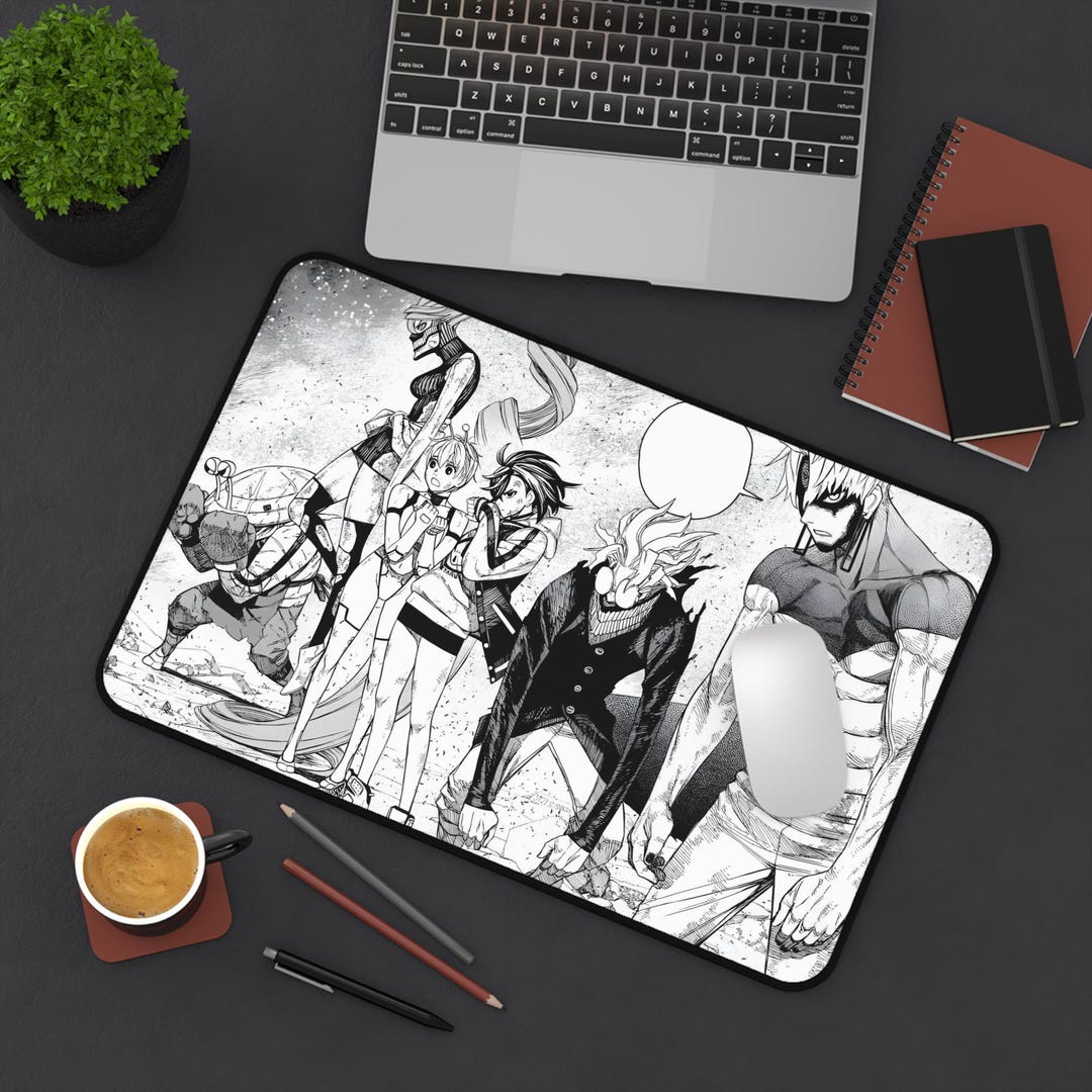 Anime Gamer Desk Mat, Dandadan Desk Mat, Gaming Mouse Pad, Keyboard Pad ...