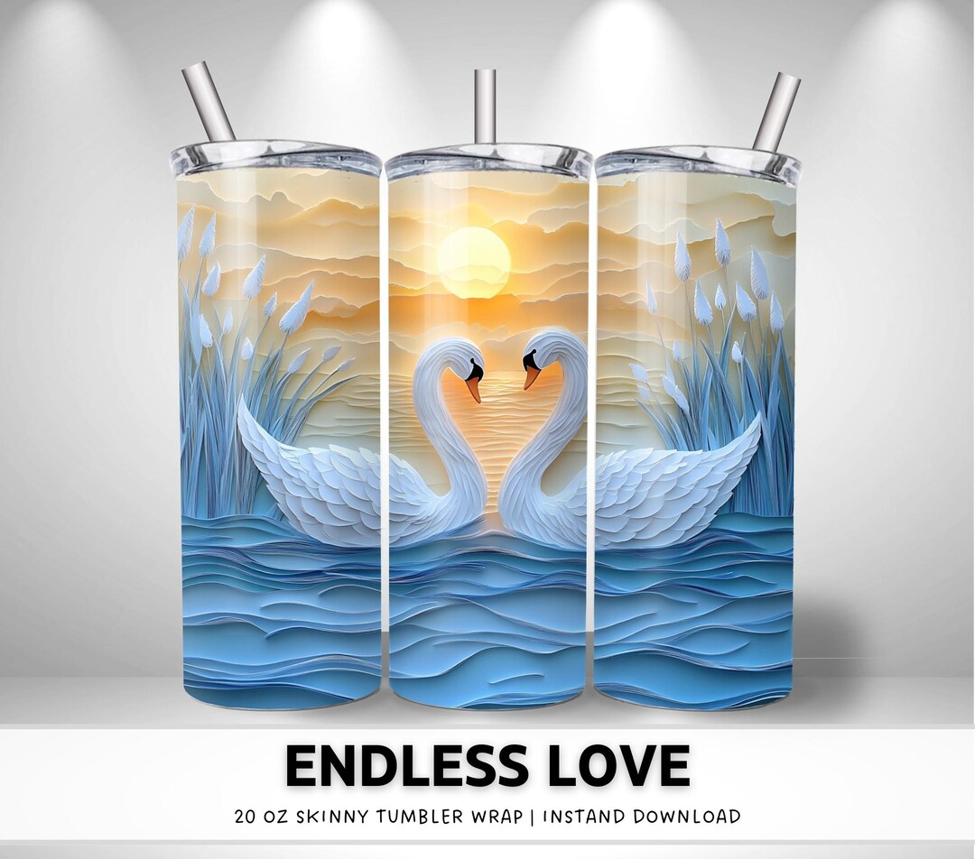 3D Tumbler Design, PNG, Endless Love, Clipart, Mug, Tumbler, Gift ...