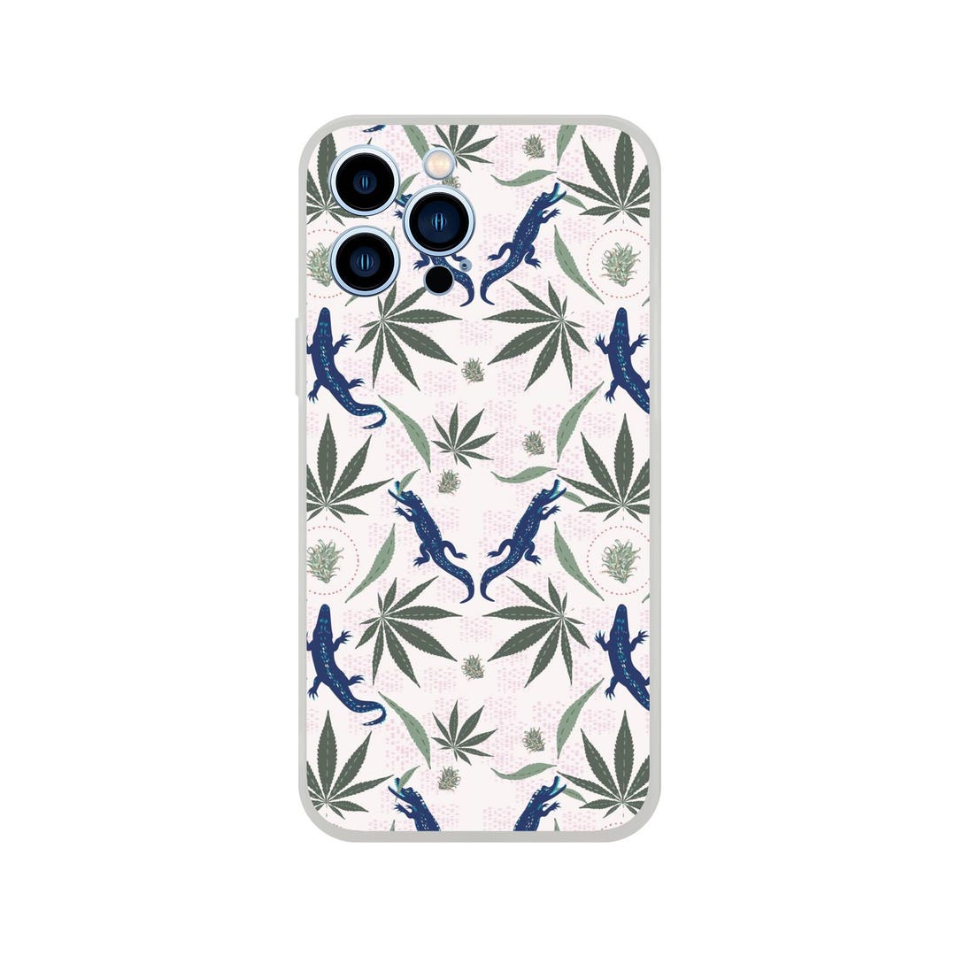 Flexi Case Mary Jane and the Alligator Phone Case – Pink Botanical ...