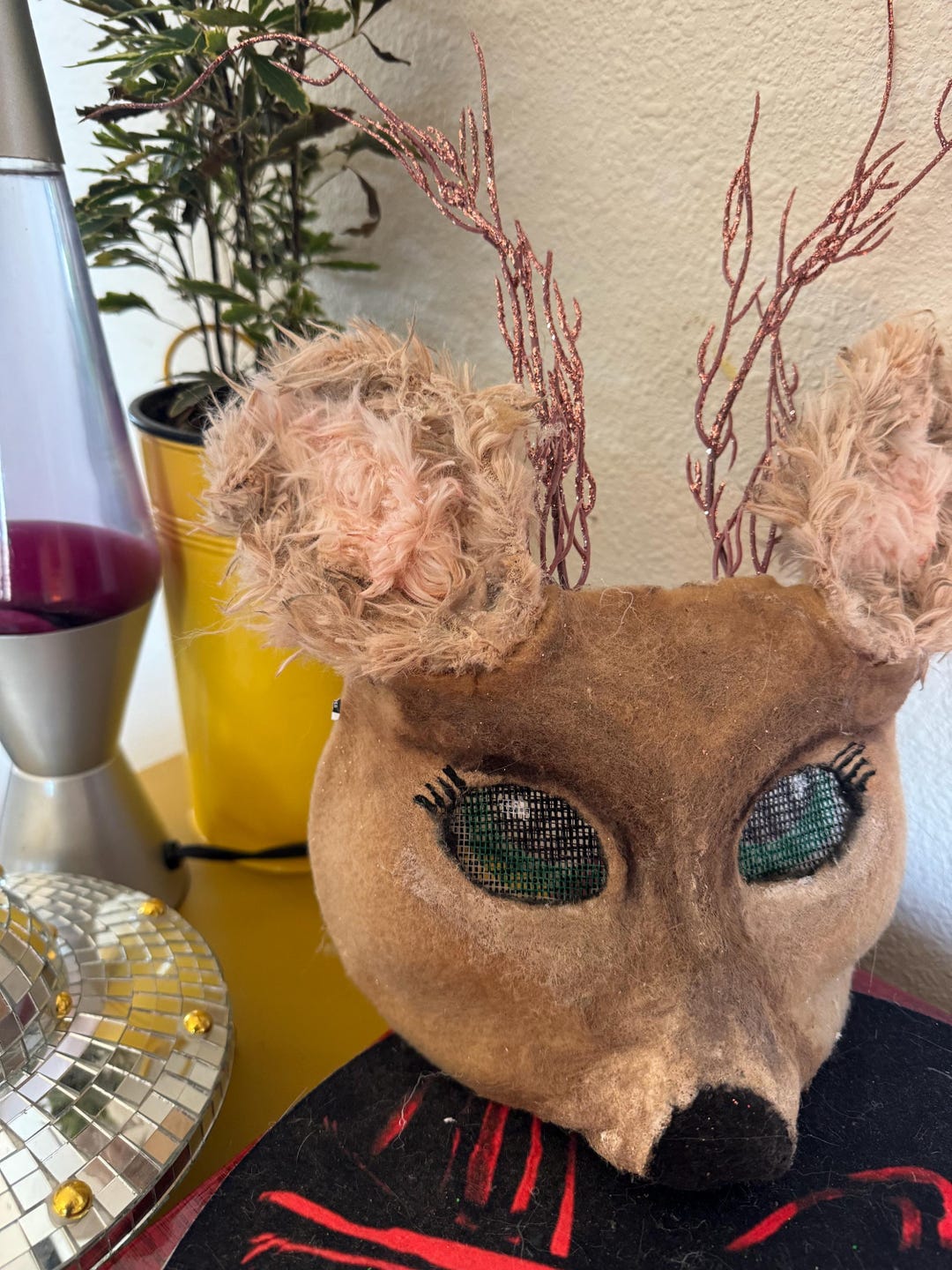 Magical Deer Animal Mask - Therian Furry Mask for Wearing Cosplay Gear ...