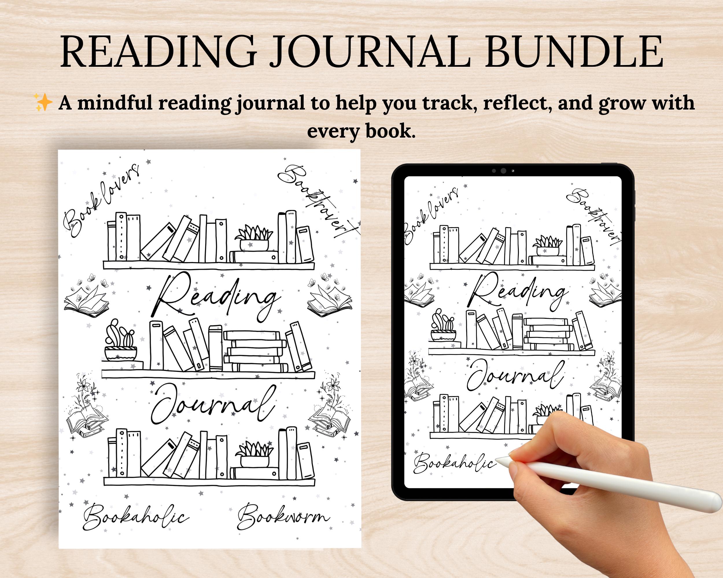 Printable Reading Journal Bundle: Book Tracker, Reading Log (A4/A5 ...