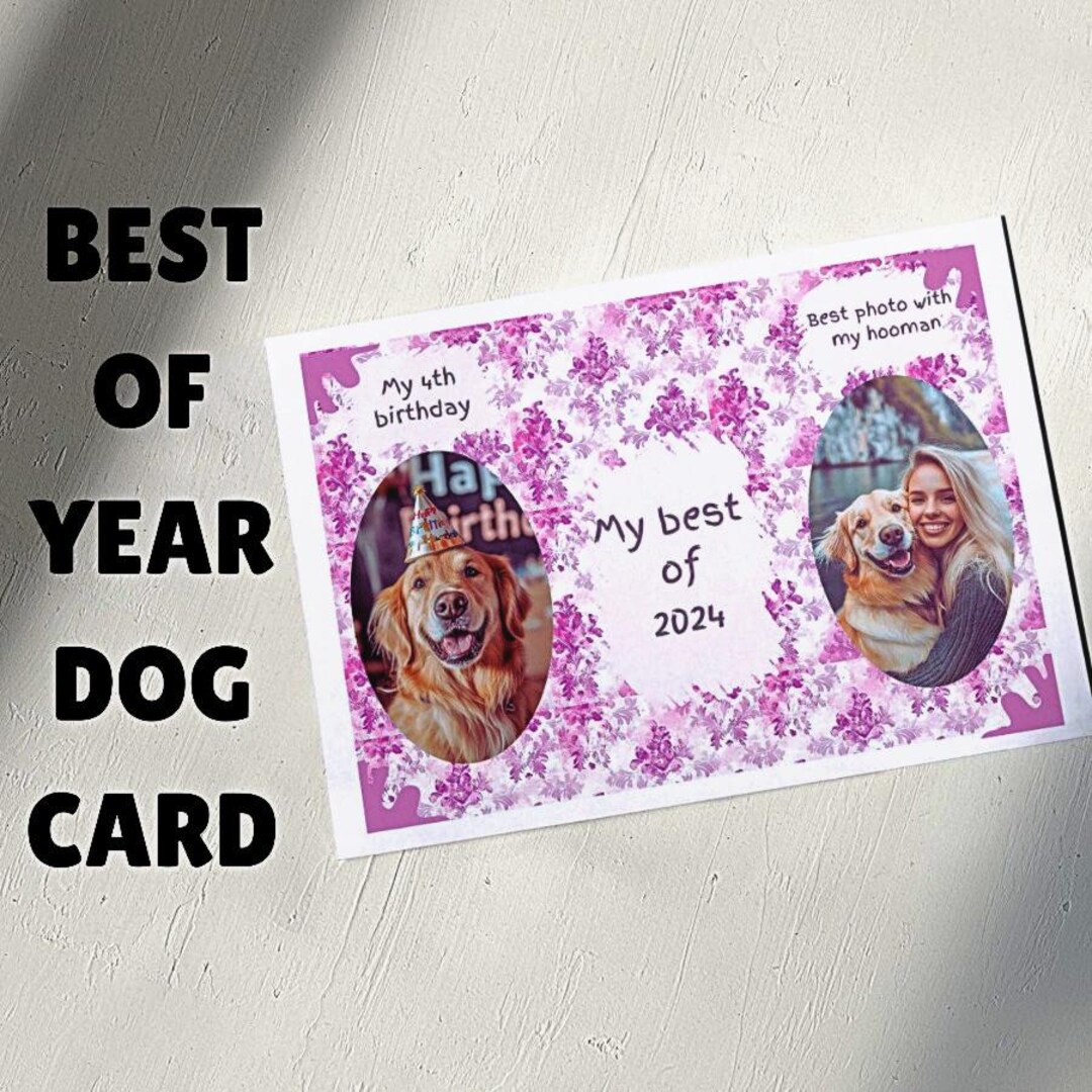 Year Recap Card Template Year Recap Printable Year in Review Photo ...
