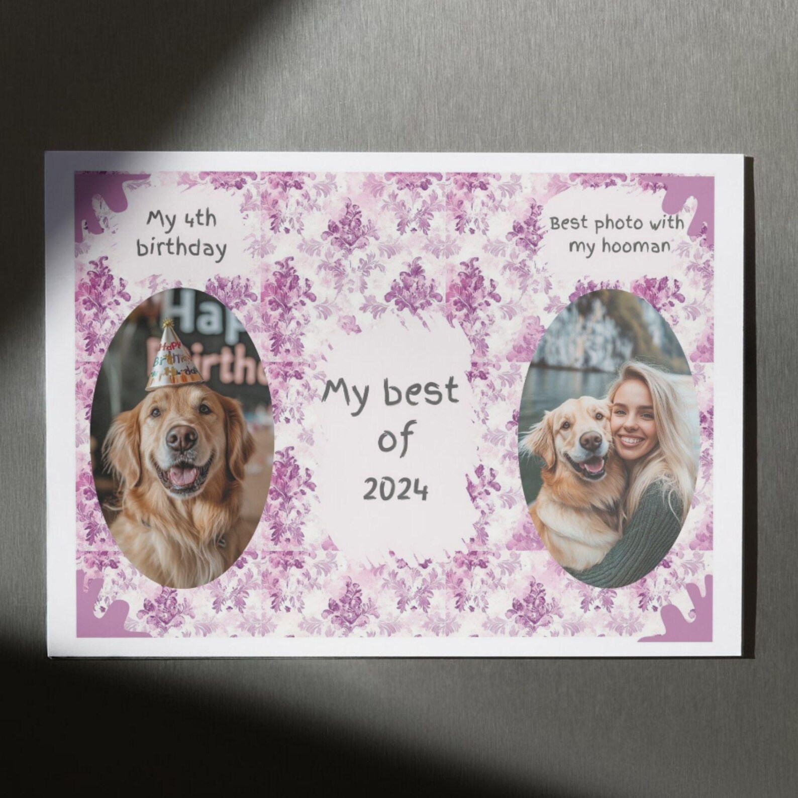 Year Recap Card Template Year Recap Printable Year in Review Photo ...