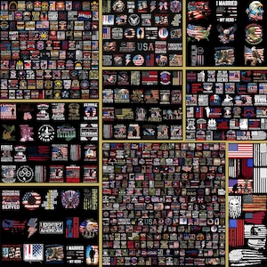 Patriotic PNG Mega Bundle: 1000+ Veteran & Independence Day Designs ...