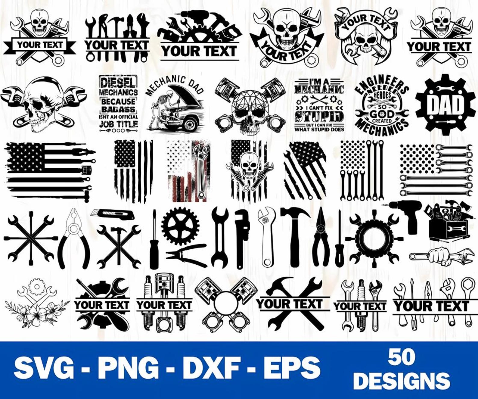 Mechanic Svg Png Bundle, Mechanic Shirt Svg, Mechanic Tools Svg, Repair ...