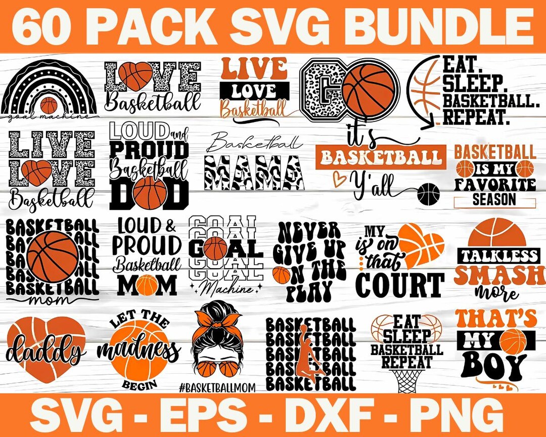 Basketball SVG Bundle, Basketball Quotes SVG, Basketball Fan SVG, Fan ...