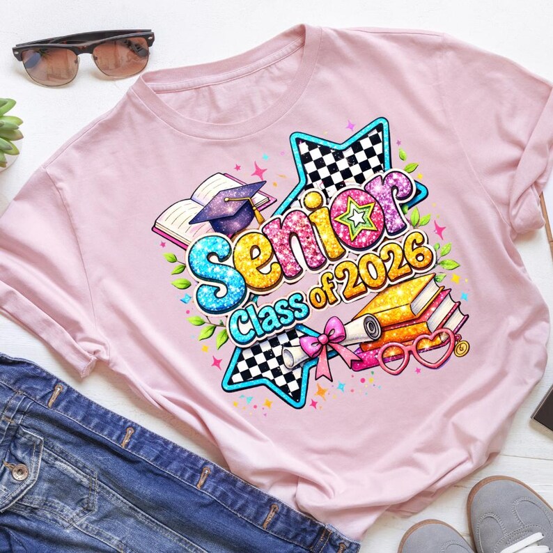 Graduation PNG Bundle, Class of 2026, High School Senior Mom, Preppy ...