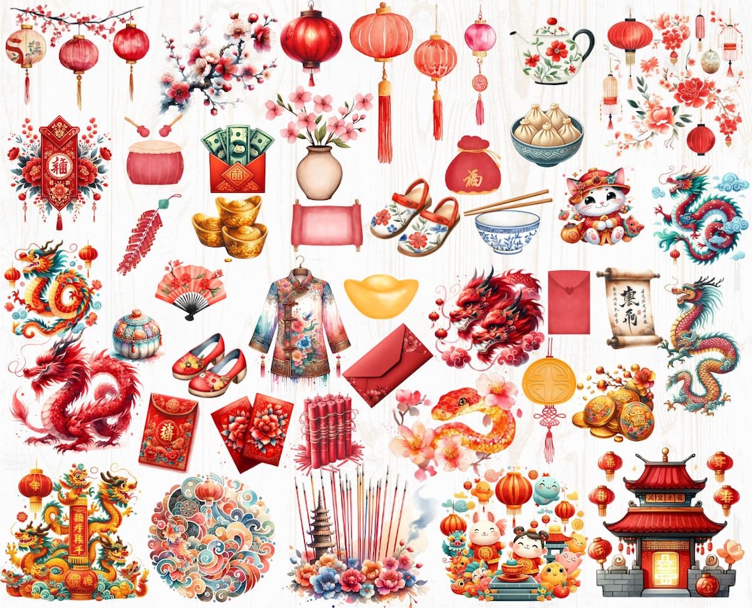 Happy Lunar New Year Clipart, Chinese New Year Clipart, Snake Png, Cute ...