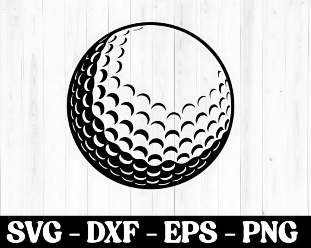 Golf Ball SVG: Cricut & Silhouette Cut Files (digital Download) - Etsy