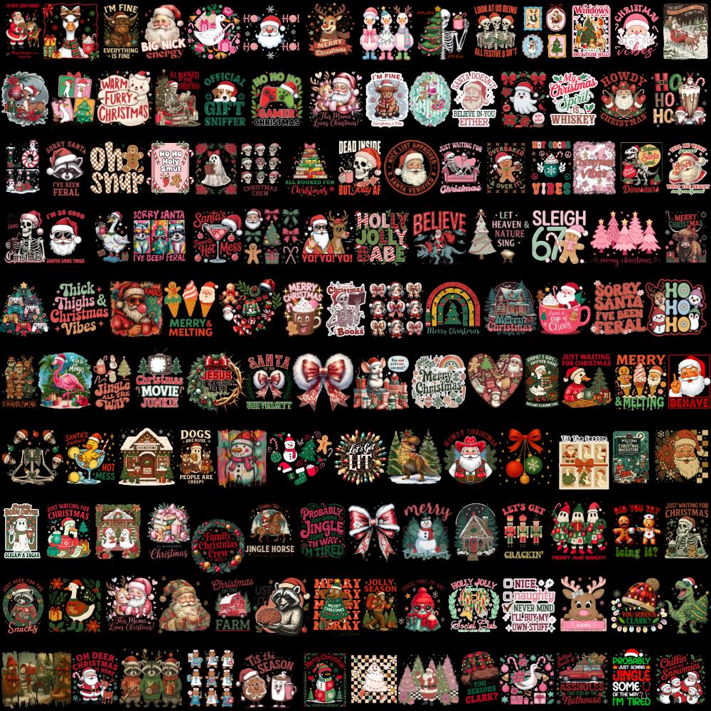 200+ Funny Christmas Quotes PNG Bundle | Sarcastic Holiday Designs ...