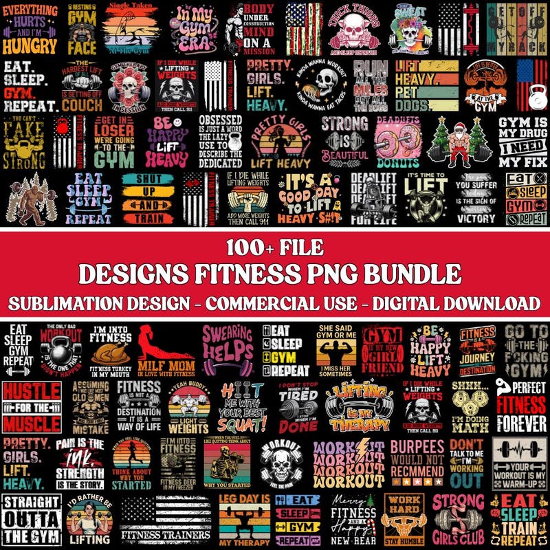 Funny Gym Motivation Png - Etsy