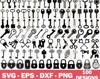 Key SVG, Key Clipart, Keys Svg Bundle, Magic Key Svg, Vintage Key Svg ...