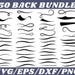 Hand Drawn Swash Clipart, Decorative Font Flourishes (svg, Png, Dxf ...