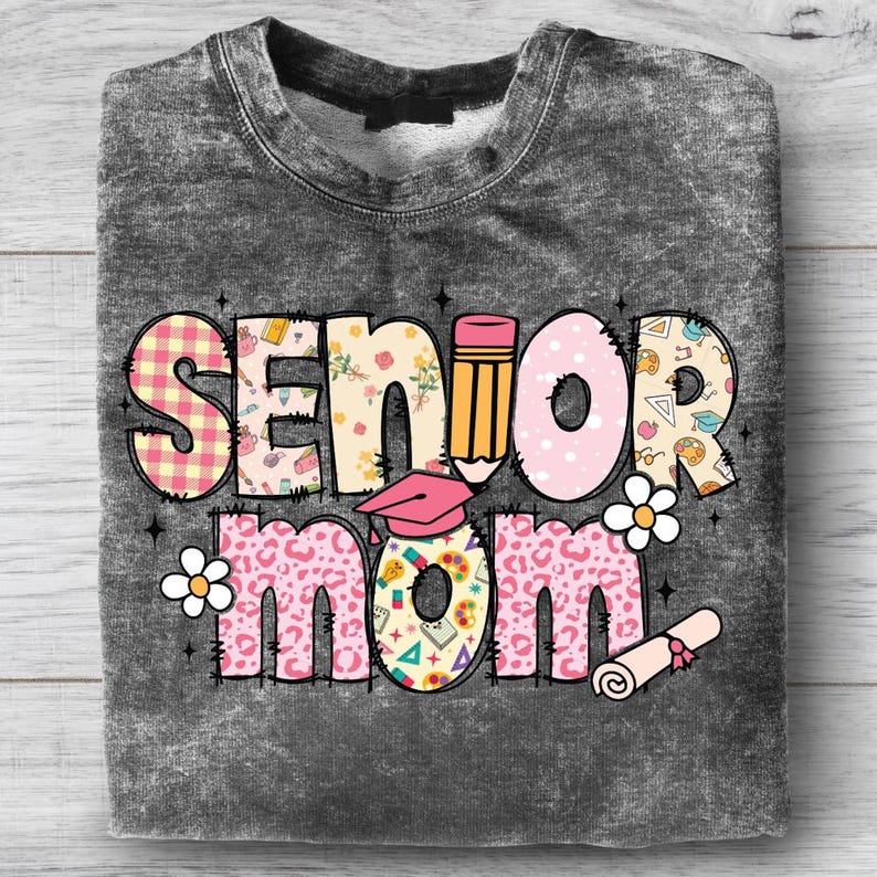 Graduation PNG Bundle, Class of 2026, High School Senior Mom, Preppy ...