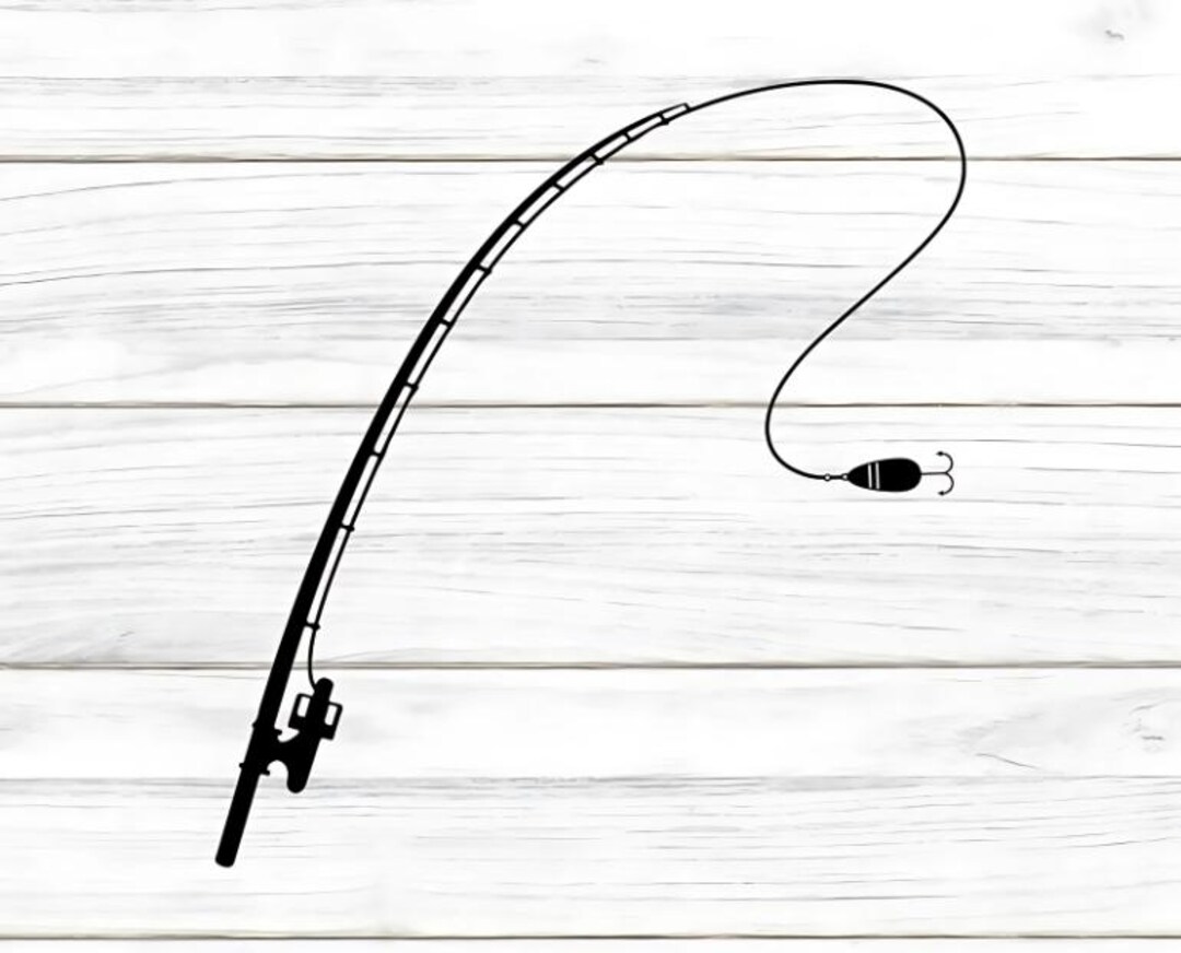 Fishing Poll SVG, Fishing Rod Digital Download, Cricut Download File ...