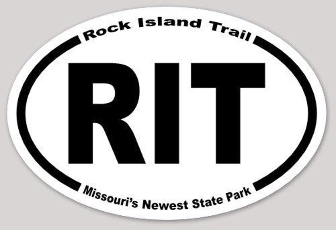 Classic RIT Rock Island Trail State Park Bumper Sticker. Two Sizes! - Etsy