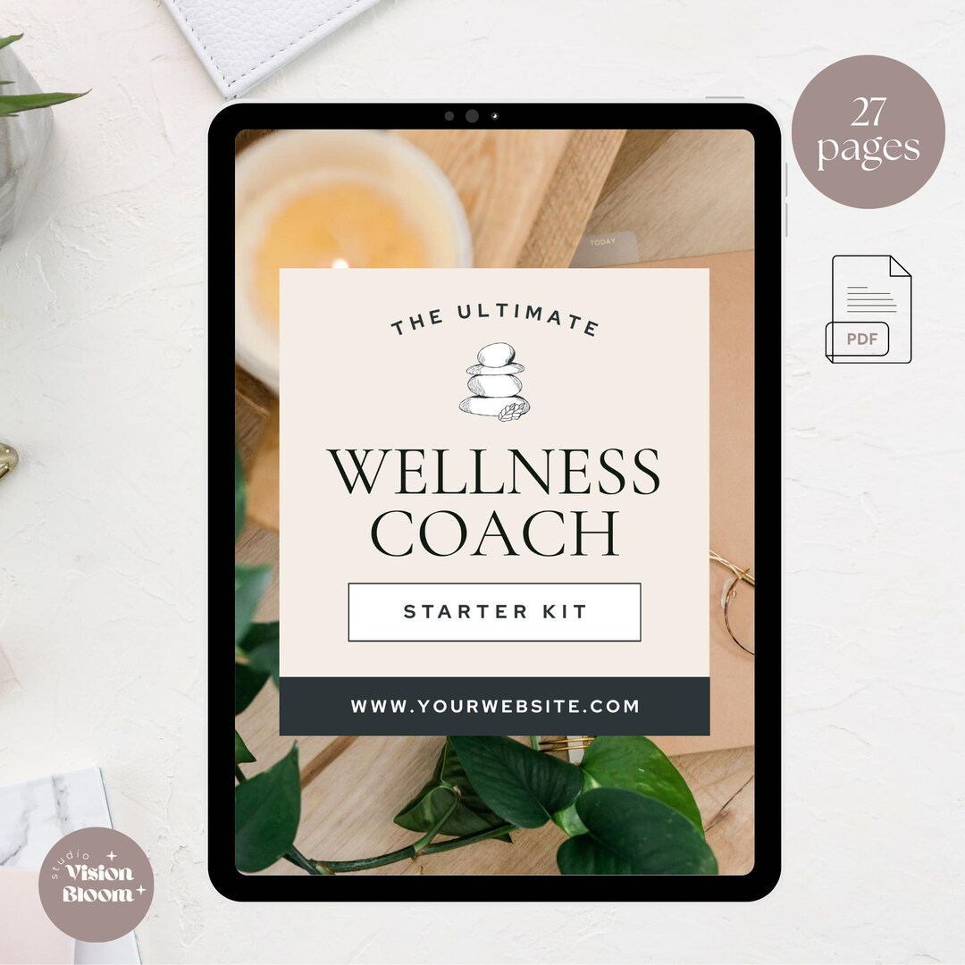 Wellness Coach Starter Kit | Coaching Tools for Wellness Coaches ...